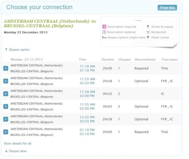 eurail-timetable | Verylvke