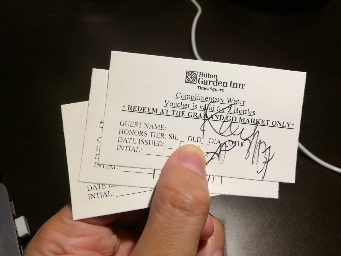 hilton-garden-inn-times-square-water-vouchers | Verylvke
