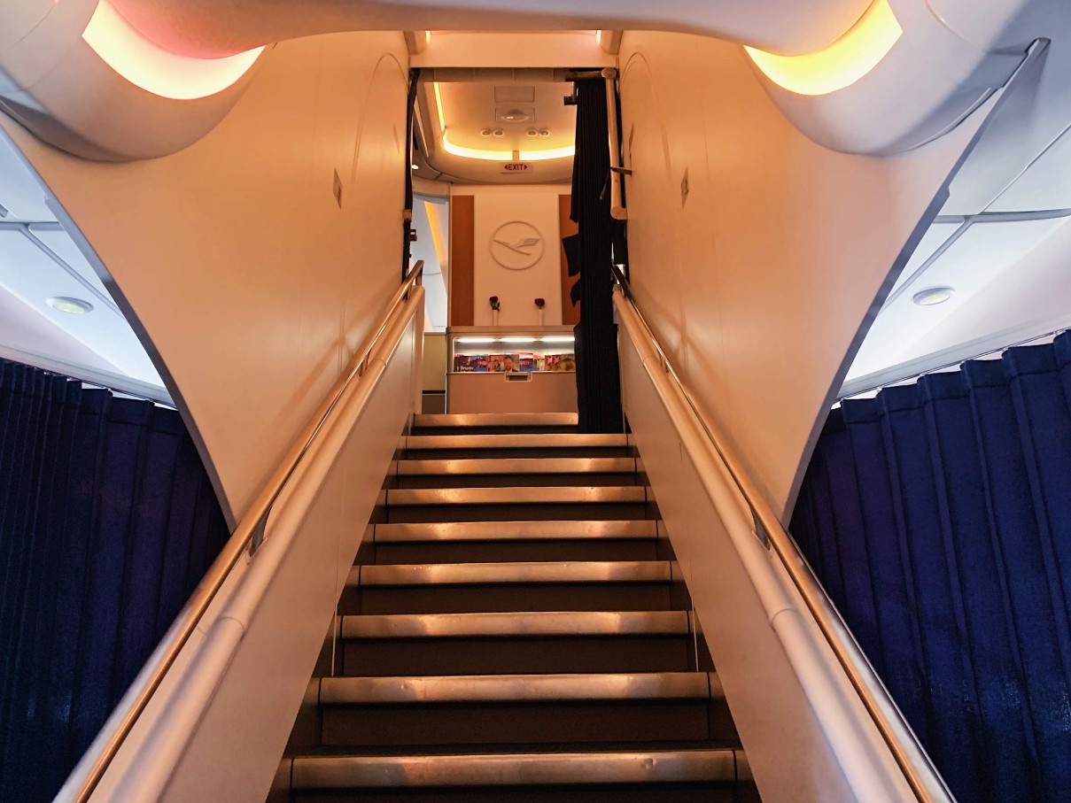 Airbus A380 Inside Stairs